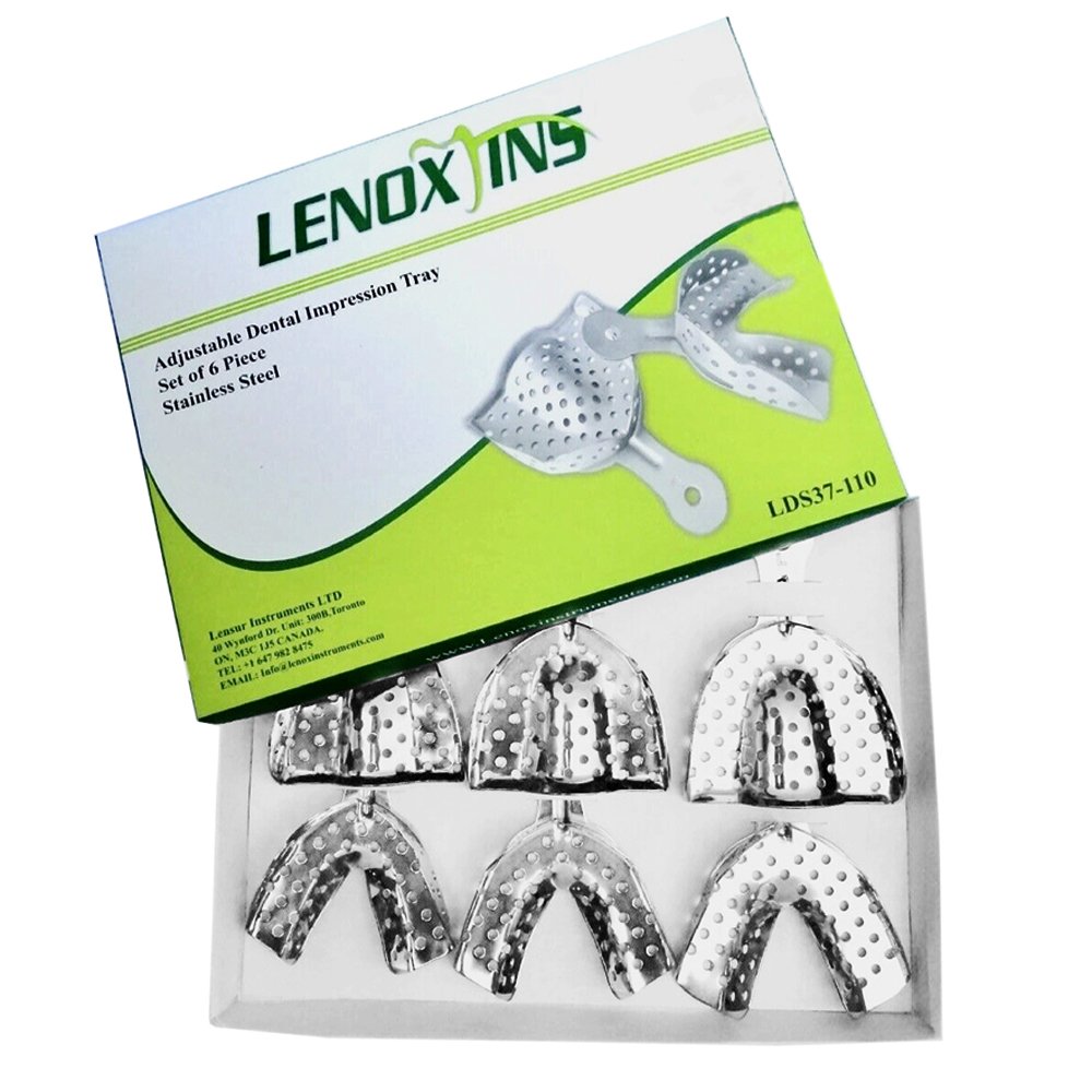 Dentulous Impression Trays: Perforated Set by LENOX INS