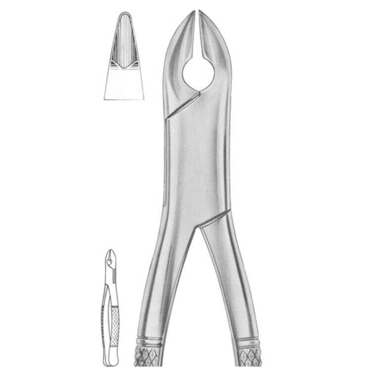 Extraction Forceps for Upper Front Teeth Procedures